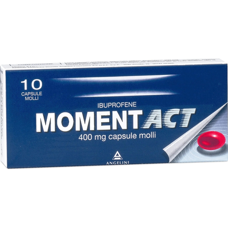 Momentact 400 mg - farmaco antinfiammatorio e antidolorifico 10 capsule ...