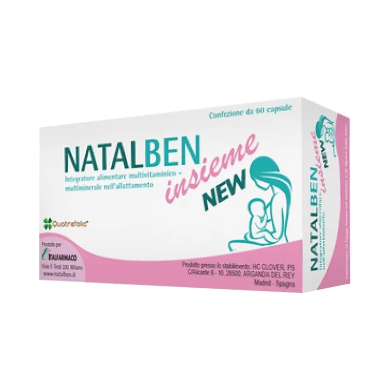 Natalben insieme new 60 capsule - integratore di vitamine e minerali ...