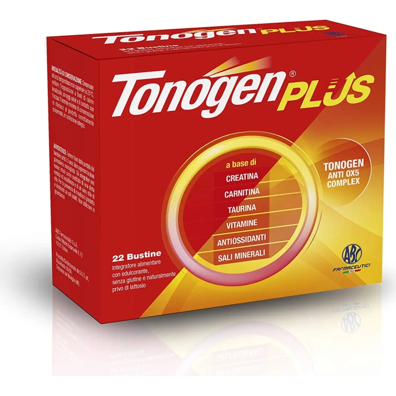 Tonogen plus 22 bustine - integratore tonico energizzante