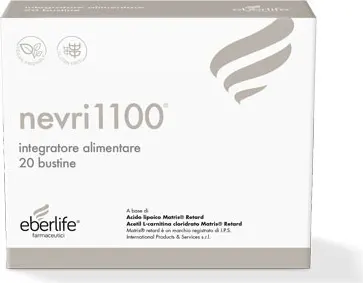 Eberlife nevri 1100 - integratore per il sistema nervoso 20 bustine
