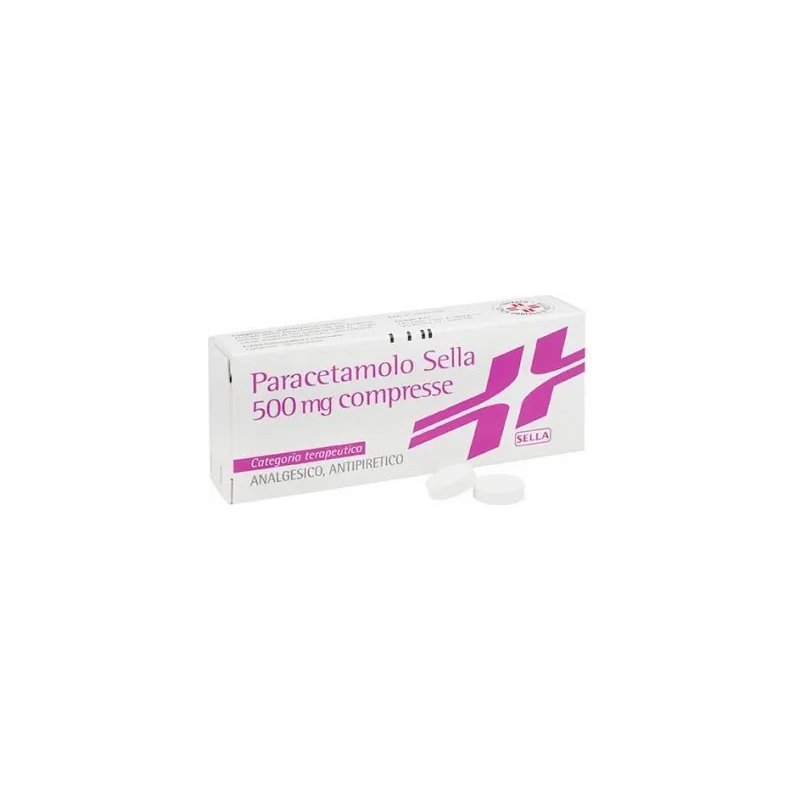 Paracetamolo 500 mg - farmaco antidolorifico e antipiretico 30 compresse