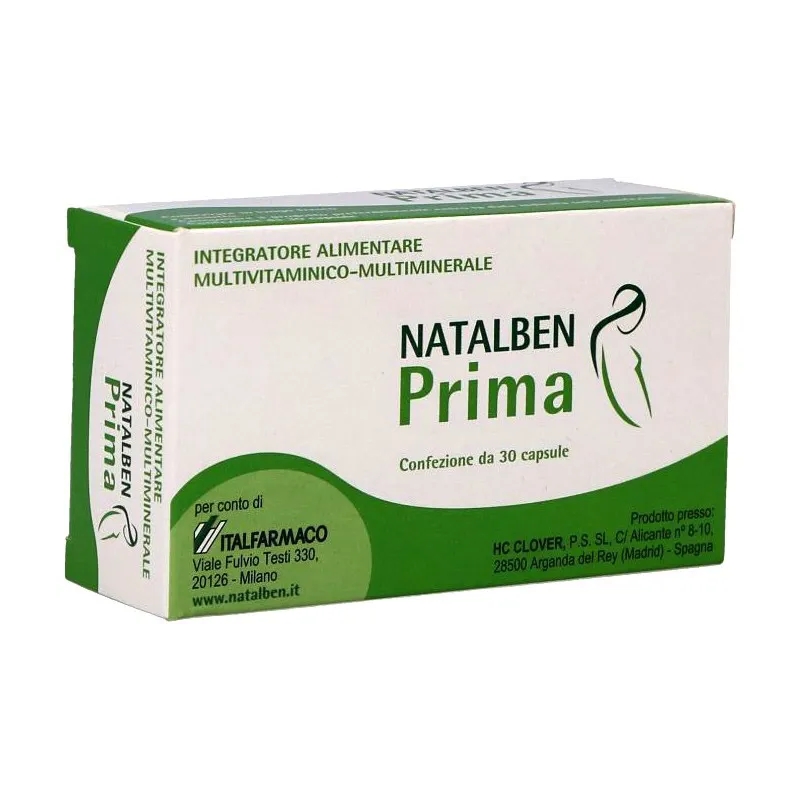 Natalben prima 30 capsule - integratore multivitaminico