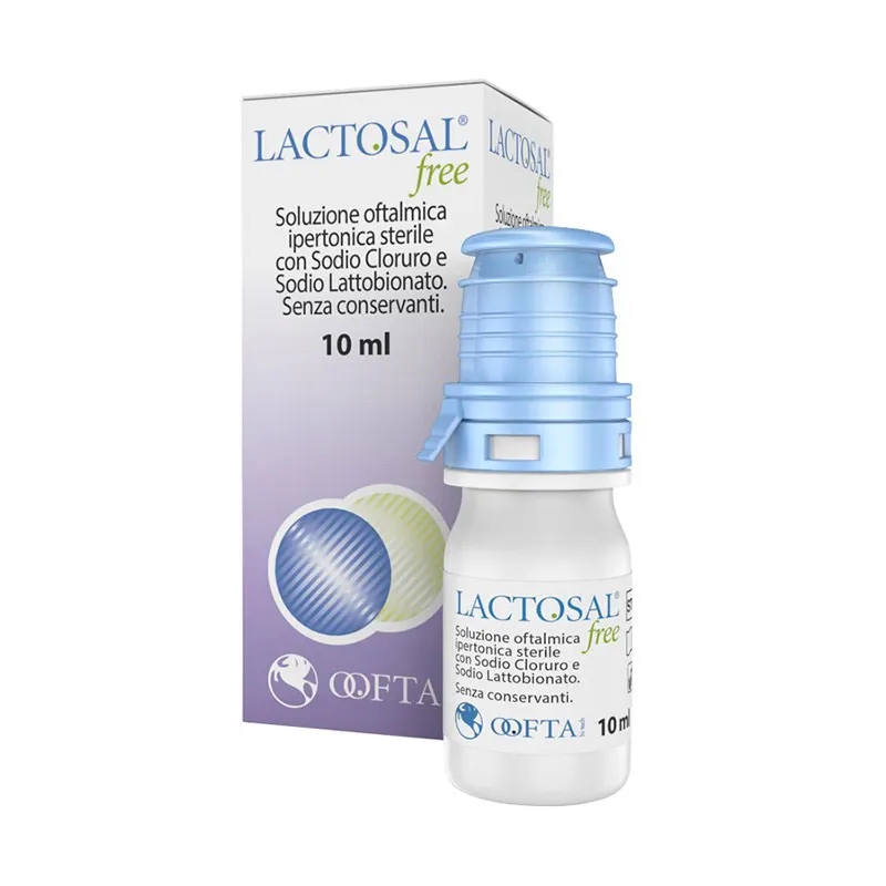 Lactosal free 10 ml - gocce lubrificanti in caso di edema oculare