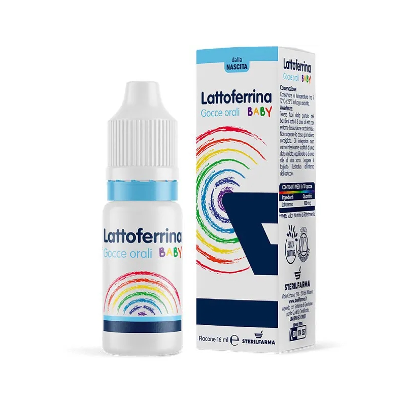 Lattoferrina baby gocce orali 16 ml - integratore per il sistema ...