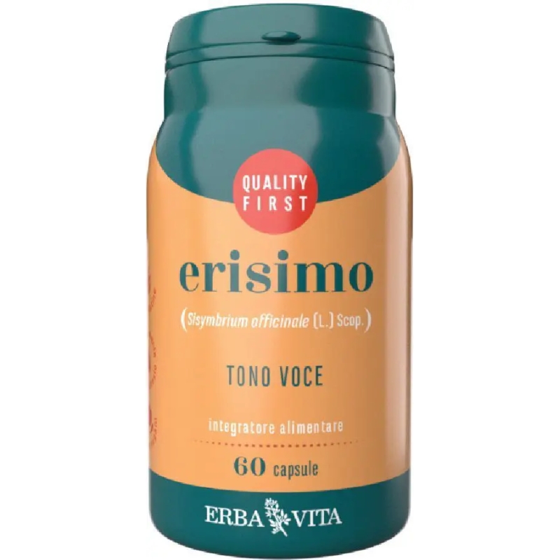 Erisimo 60 capsule - integratore per il tono della voce