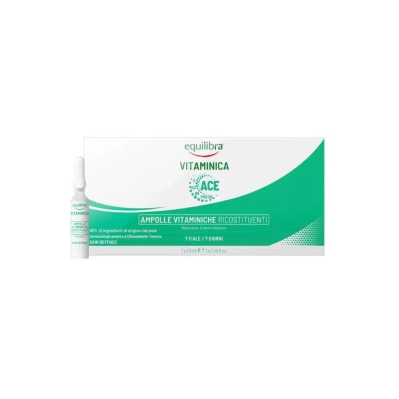 Equilibra vitaminica - ampolle vitaminiche ricostituenti 7 fiale da 2,5 ml