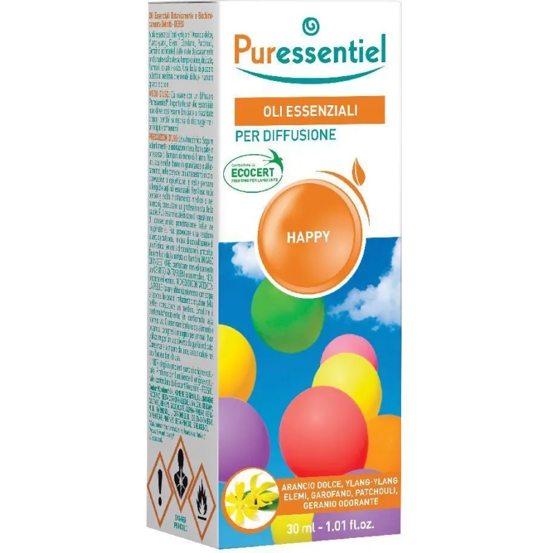 Puressentiel happy - oli essenziali per diffusione 30 ml