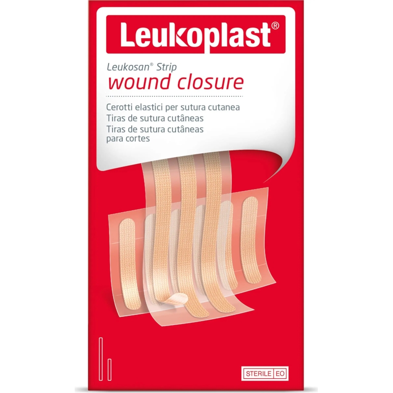 Leukoplast strip wound closure - 9 cerotti elastici per sutura cutanea ...
