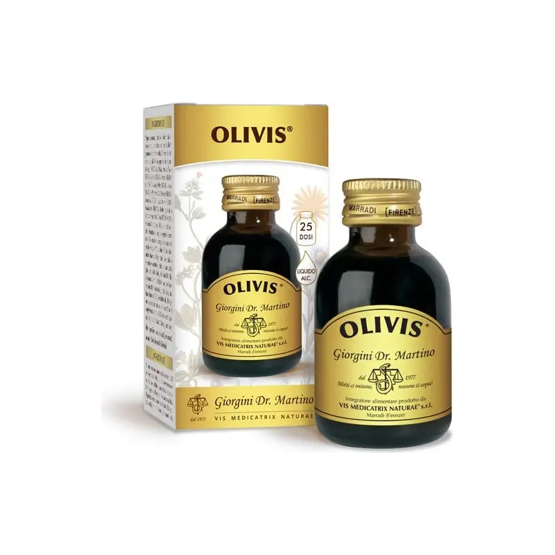 Olivis liquido alcolico 50 ml - integratore per il benessere ...
