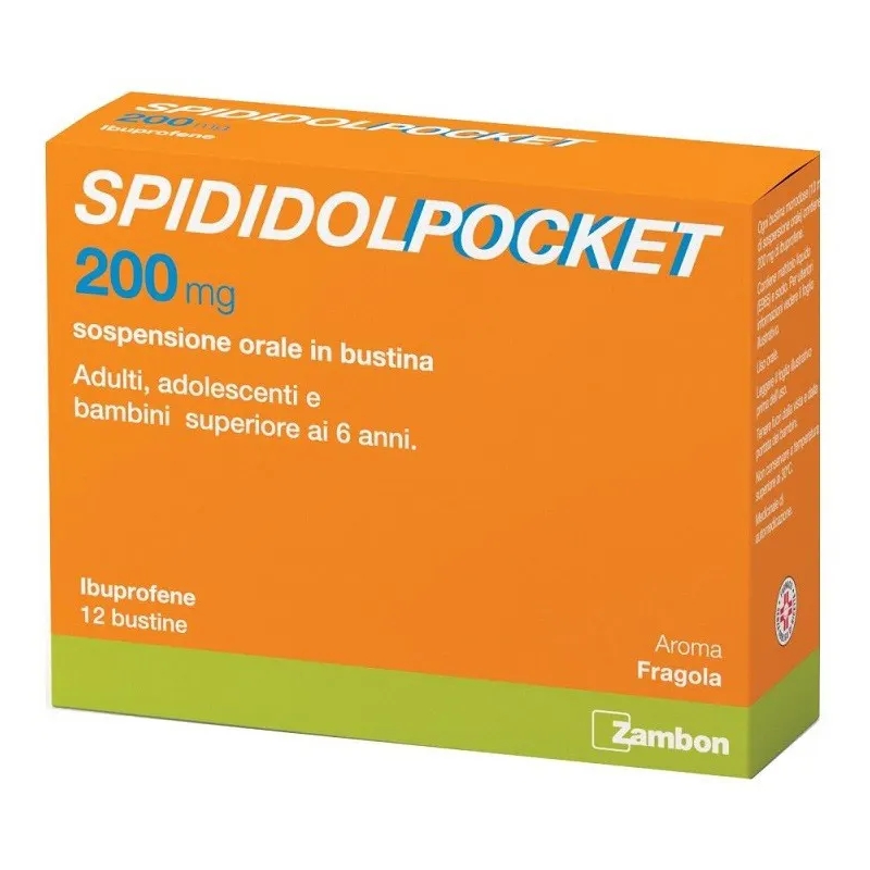Spididolpocket 200 mg - farmaco antinfiammatorio 12 bustine