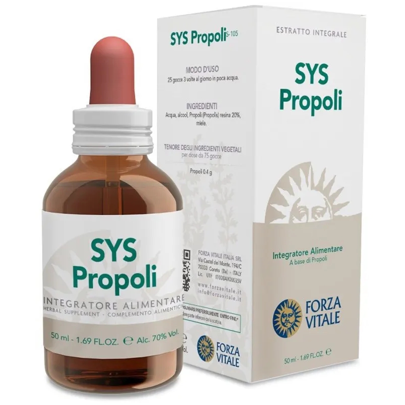 Sys propoli gocce 50 ml - integratore per il benessere delle vie ...