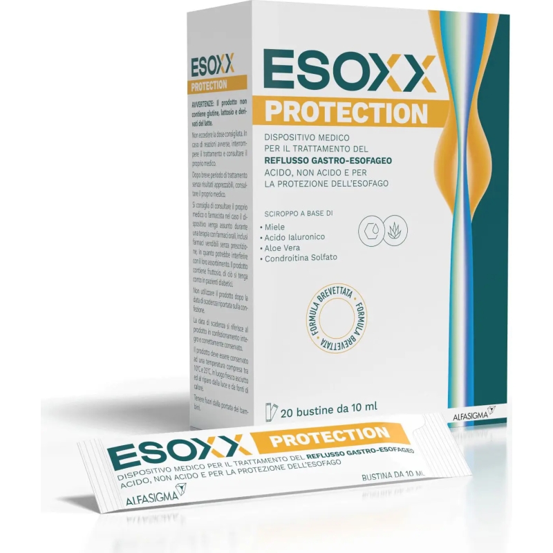Esoxx protection - dispositivo medico per reflusso gastrico 20 bustine