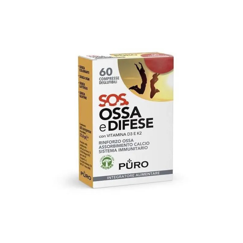 Sos ossa & difese 60 compresse - integratore per le ossa
