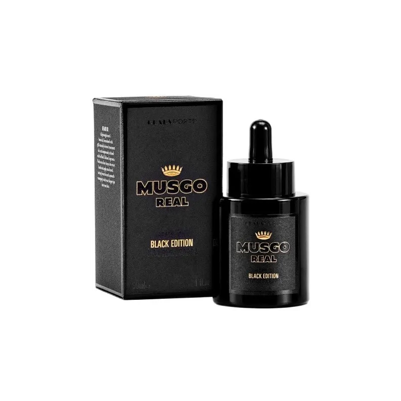 Claus porto Musco real black edition - olio da barba 100 ml