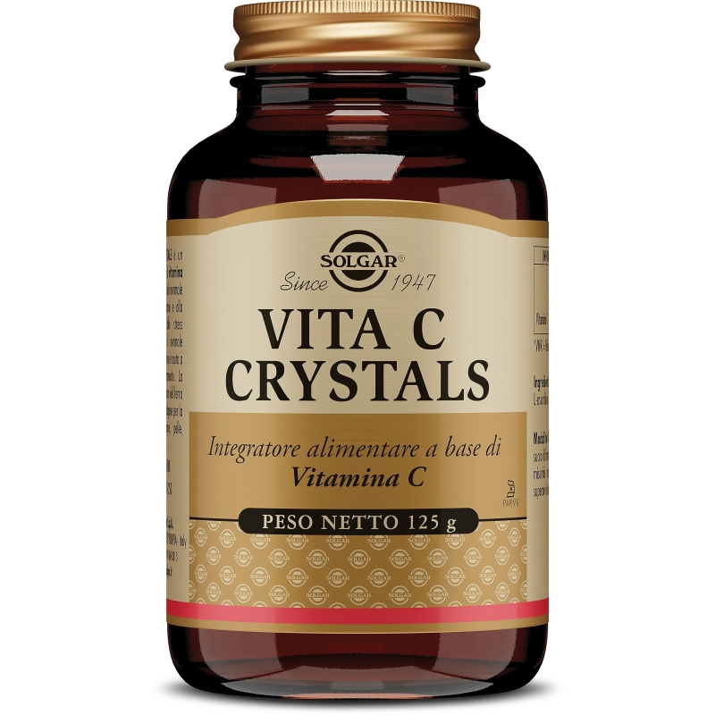 Solgar vita c crystals 125 g - integratore a base di vitamina c