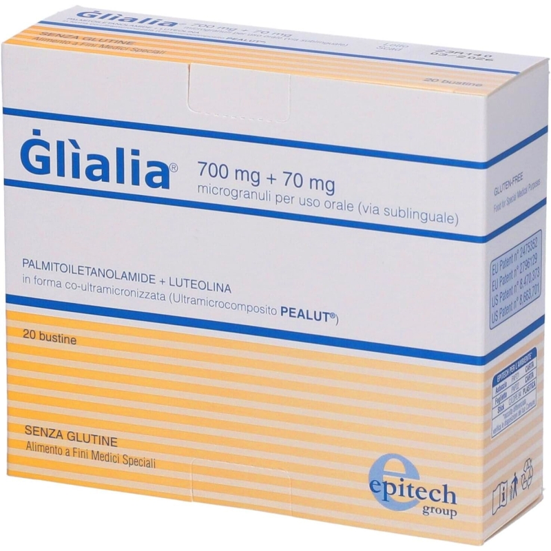 Glìalia 700 mg + 70 mg - integratore per i disturbi neuroinfiammatori ...