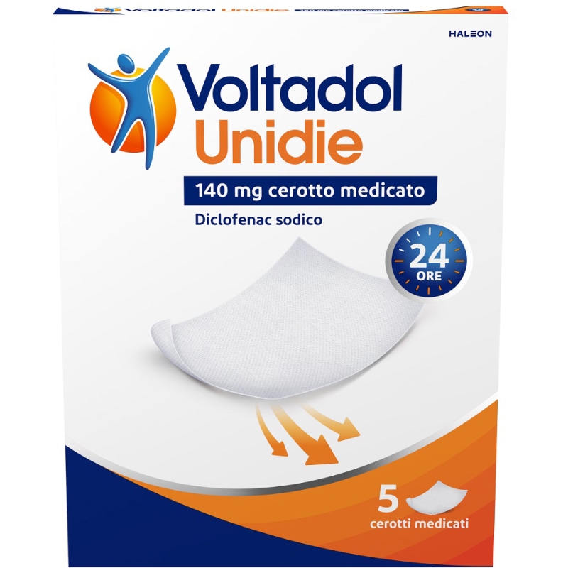 Voltadol unidie 140 mg - per dolori muscolari e articolari 5 cerotti ...