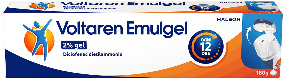 Voltaren emulgel 2% gel - per dolori muscolari e articolari 180 gr