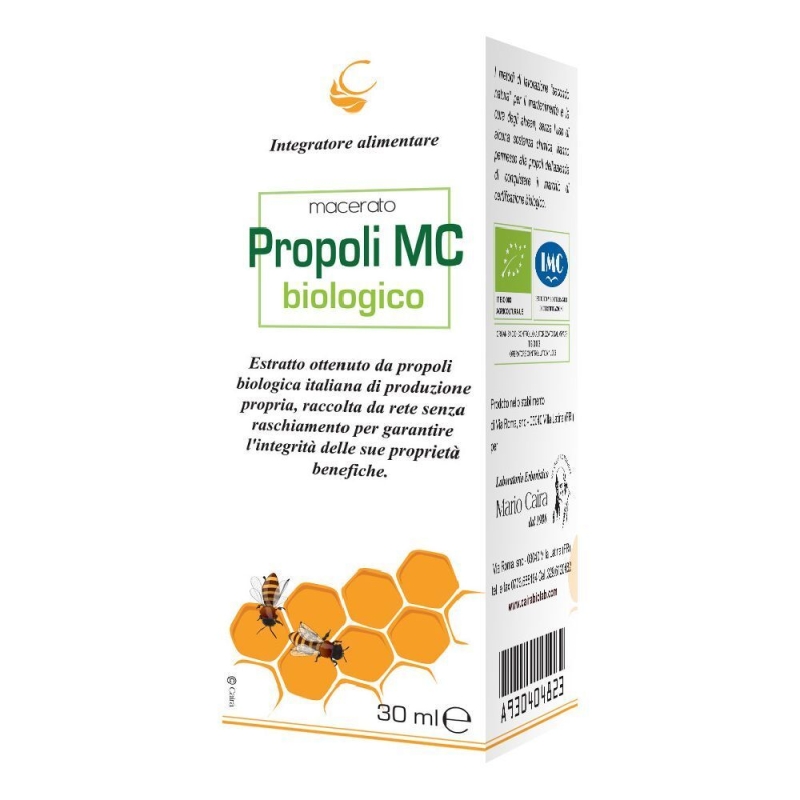 Propoli mc biologico gocce 30 ml - integratore per le difese naturali