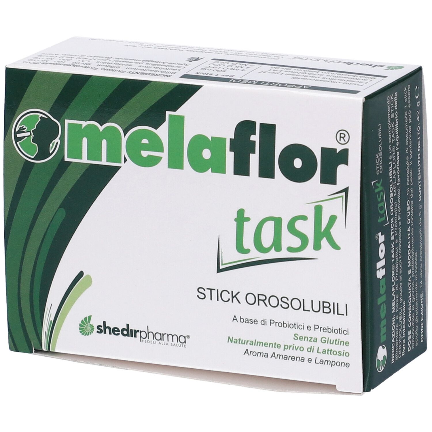 Melaflor task 14 stick orosolubili - integratore di fermenti lattici