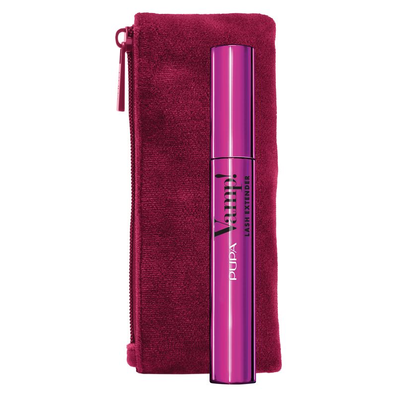 Pupa kit vamp! lash extender gold edition - mascara + pochette