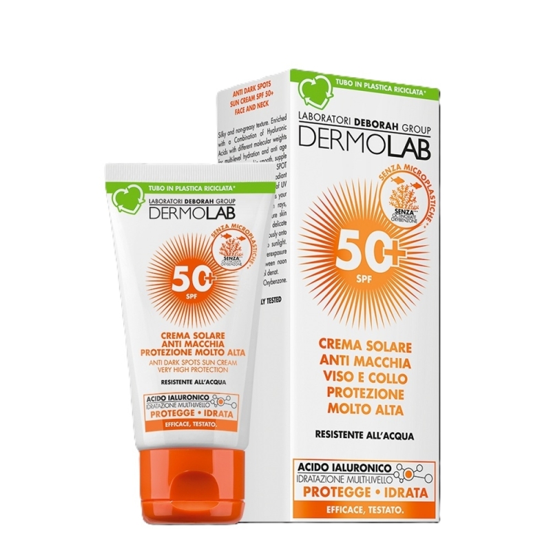 Deborah Dermolab crema solare anti macchia protezione molta alta spf 50 ...
