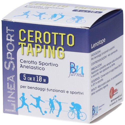 Cerotto taping extra - cerotto sportivo anelastico 5 cm x 10 m