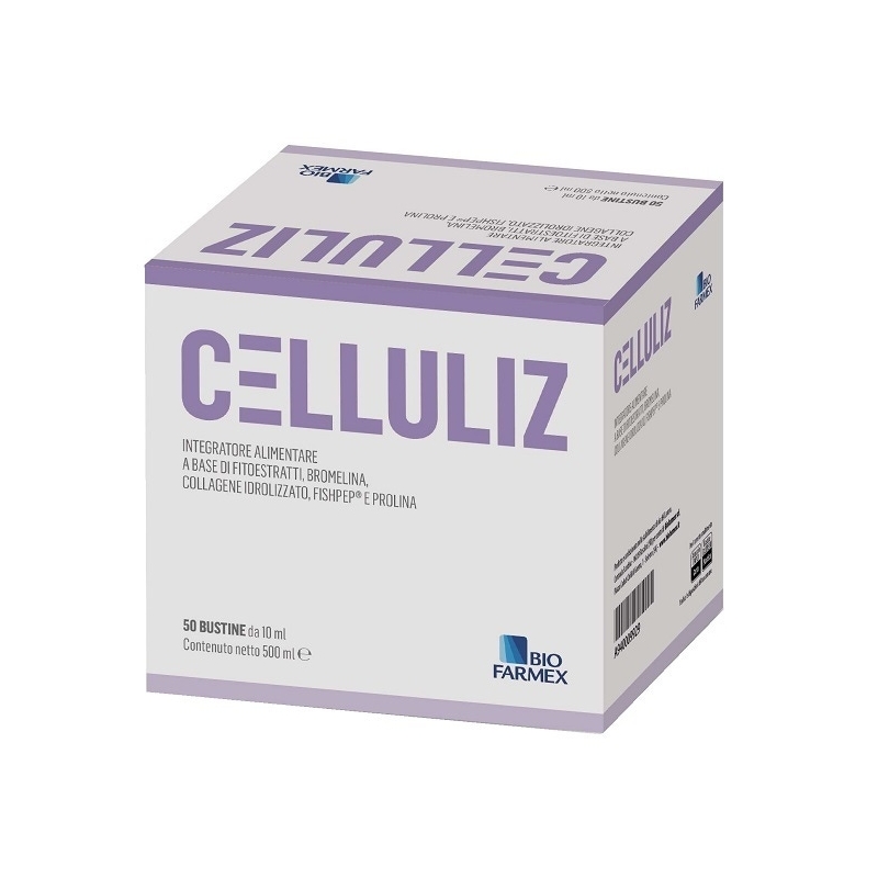 Celluliz 50 bustine - integratore per il drenaggio dei liquidi, il ...