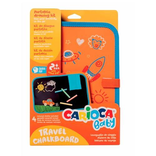 Carioca Lavagna portatile con 4 gessetti colorati - kit di disegno per ...