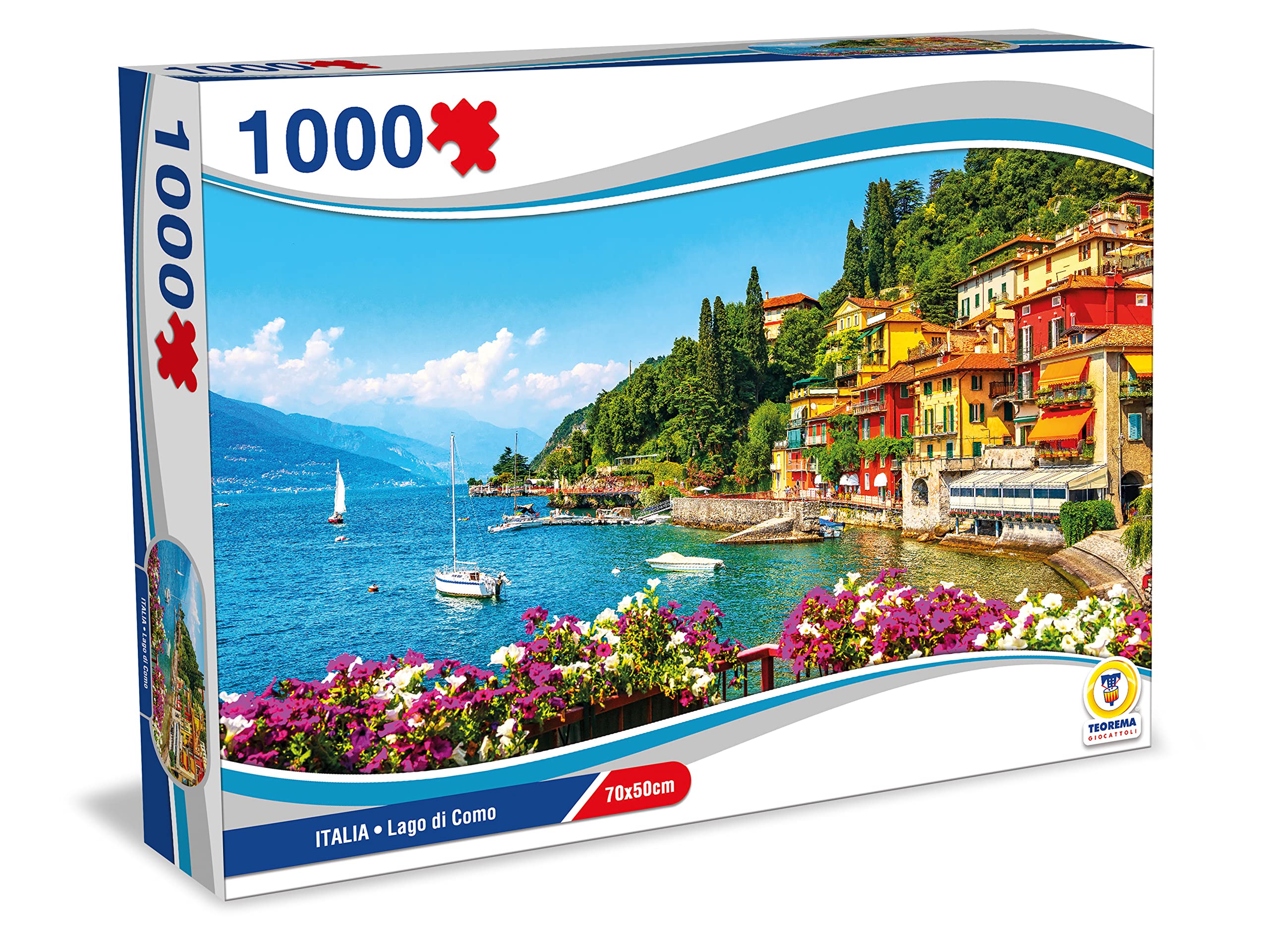Teorema Puzzle italia - il lago di como 1000 pezzi 70x50 cm